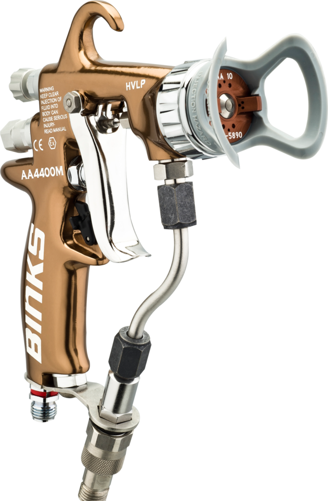 Pistolet haute pression à air assisté Binks | TAPLEX PROCESS